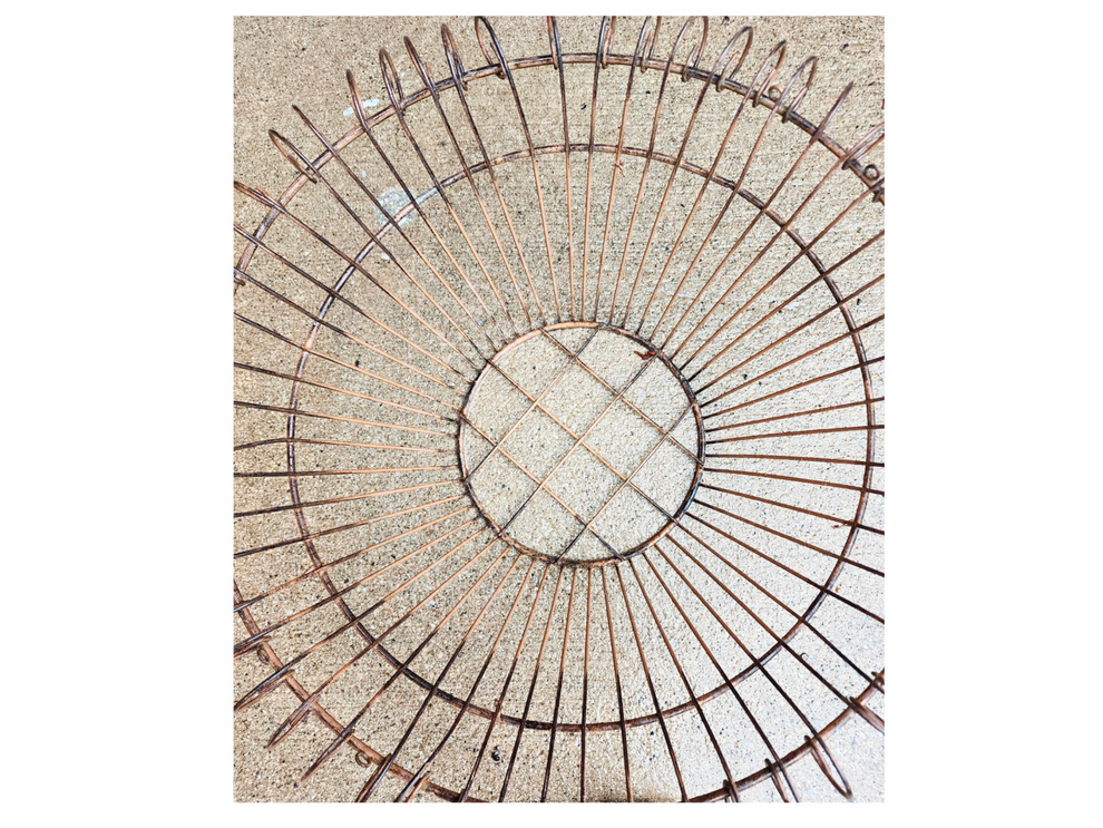 Large Wire Planter | Georgian wire planter | Vintage wire planter | Fr ...