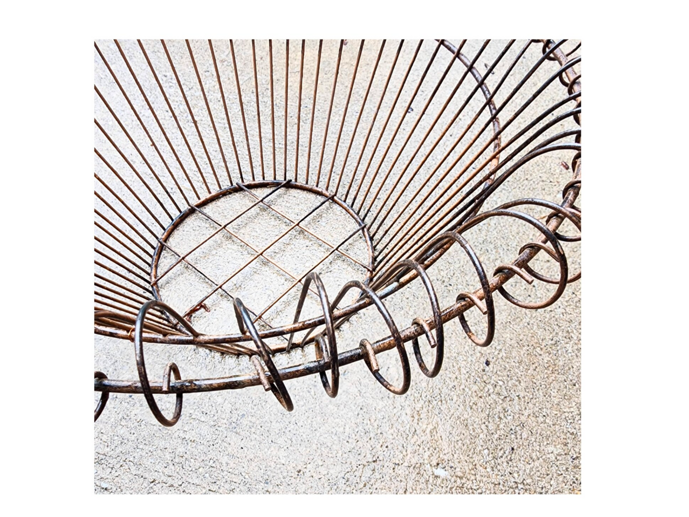 Large Wire Planter | Georgian wire planter | Vintage wire planter | Fr ...