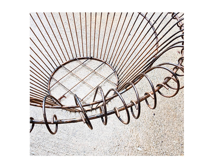 Large Wire Planter | Georgian wire planter | Vintage wire planter | Fr ...